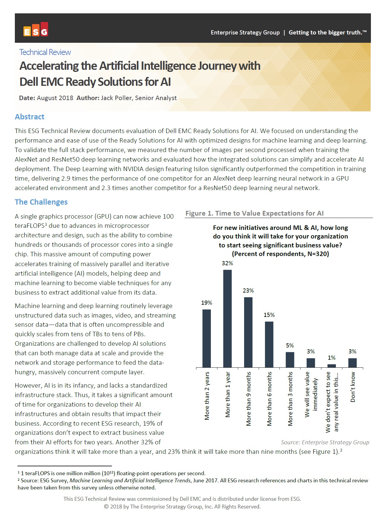Accelerating the Artificial Intelligence Journey with Dell EMC Ready ...